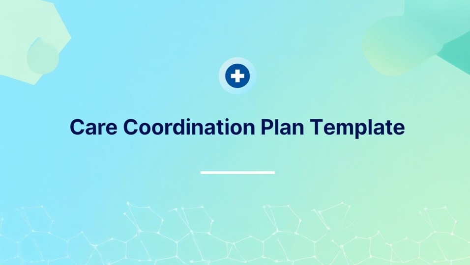 Care Coordination Plan Template