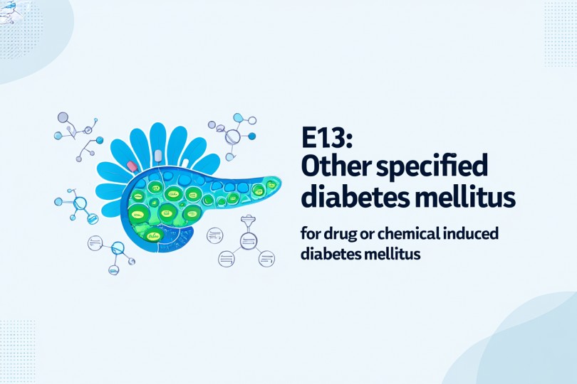 E13: Other specified diabetes mellitus (for drug or chemical induced ...