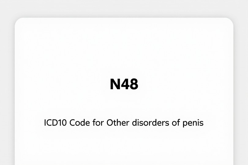 N48: ICD10 Code for Other disorders of penis