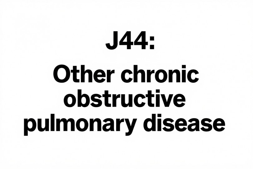 J44: Other chronic obstructive pulmonary disease
