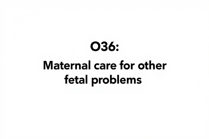 O36: Maternal care for other fetal problems