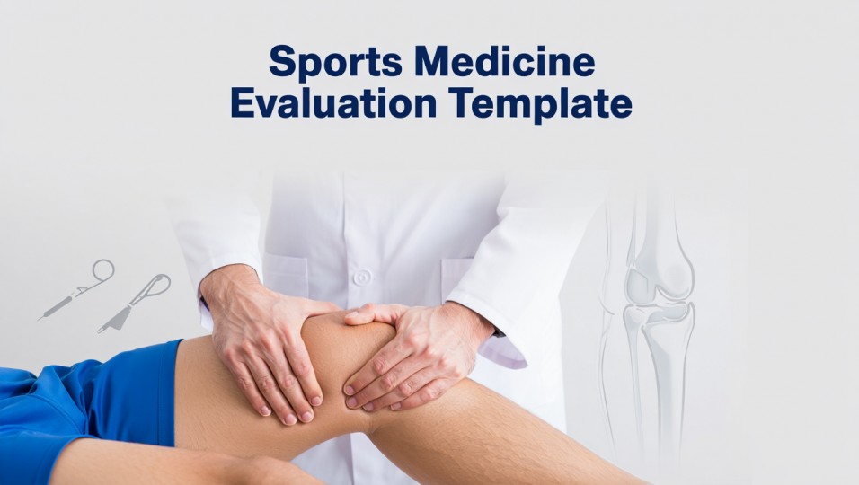 Sports Medicine Evaluation Template
