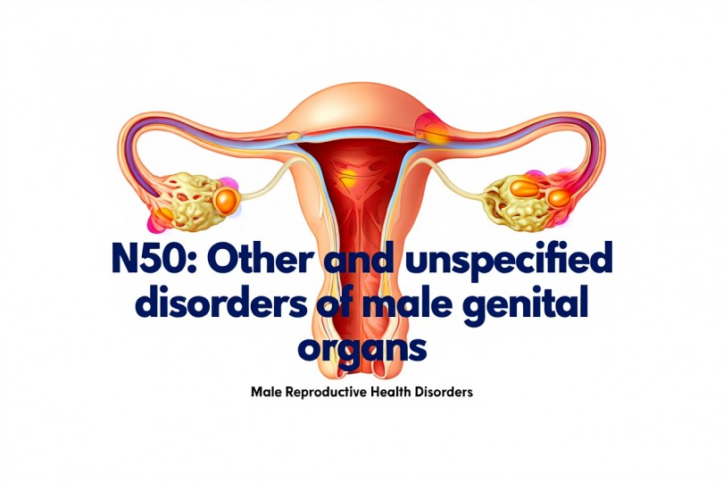 N50: Other and unspecified disorders of male genital organs