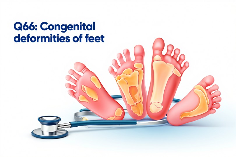 Q66: Congenital deformities of feet