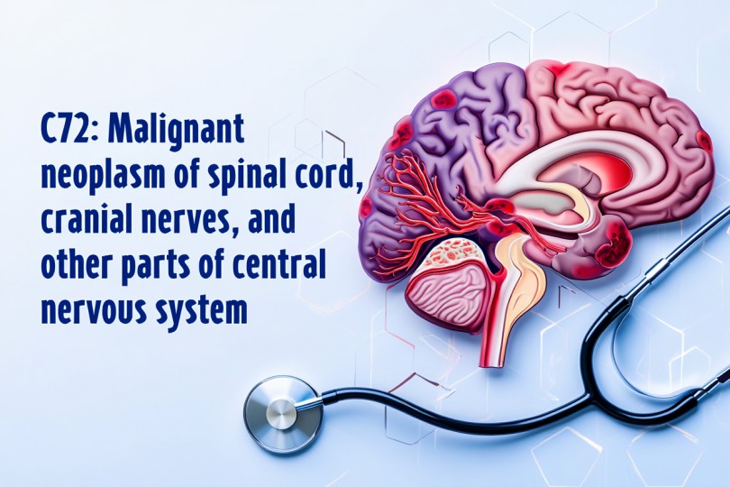 C72: Malignant neoplasm of spinal cord, cranial nerves, and other parts ...