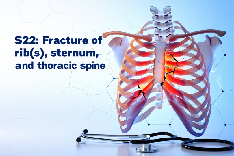 S22: Fracture of rib(s), sternum, and thoracic spine
