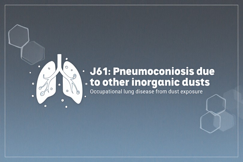 J61: Pneumoconiosis due to other inorganic dusts