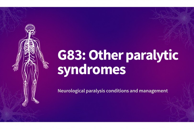 G83: Other paralytic syndromes