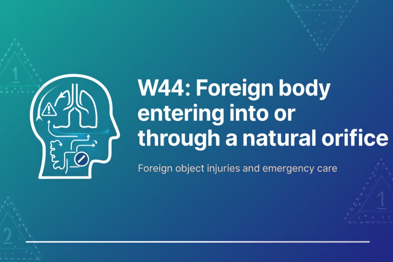 W44: Foreign body entering into or through a natural orifice