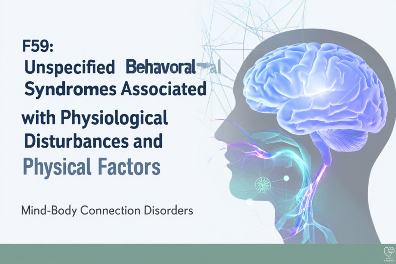 F59: Unspecified behavioral syndromes associated with physiological ...