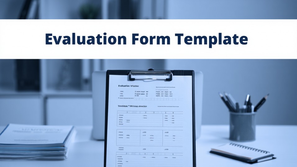 Evaluation Form Template