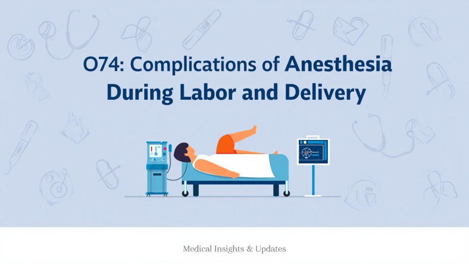 O74: Complications of anesthesia during labor and delivery