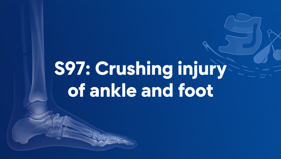 S97: Crushing injury of ankle and foot