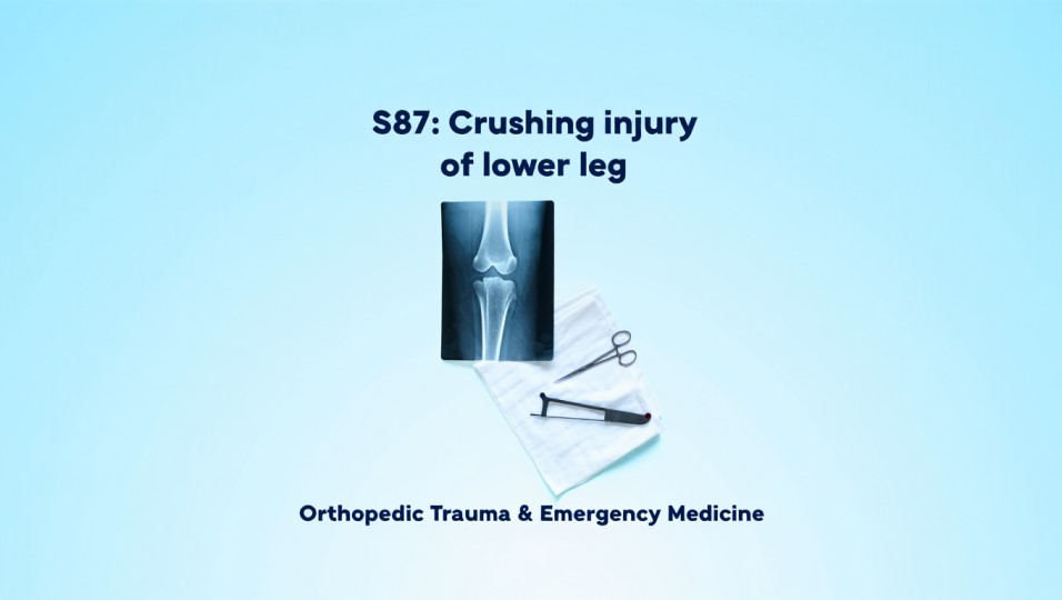 S87: Crushing injury of lower leg