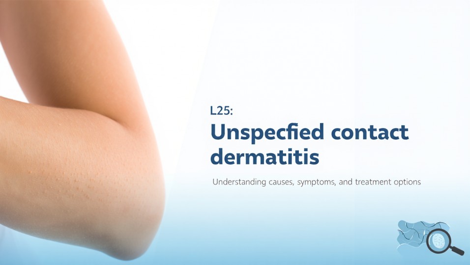 L25: Unspecified contact dermatitis