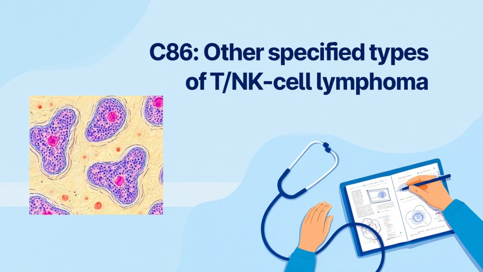 C86: Other specified types of T/NK-cell lymphoma