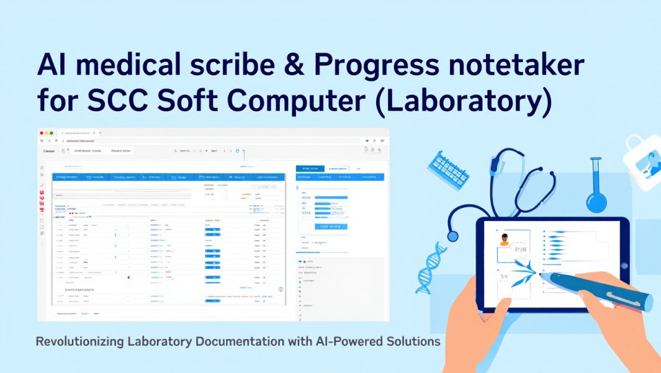AI medical scribe & Progress notetaker for SCC Soft Computer (Laboratory)