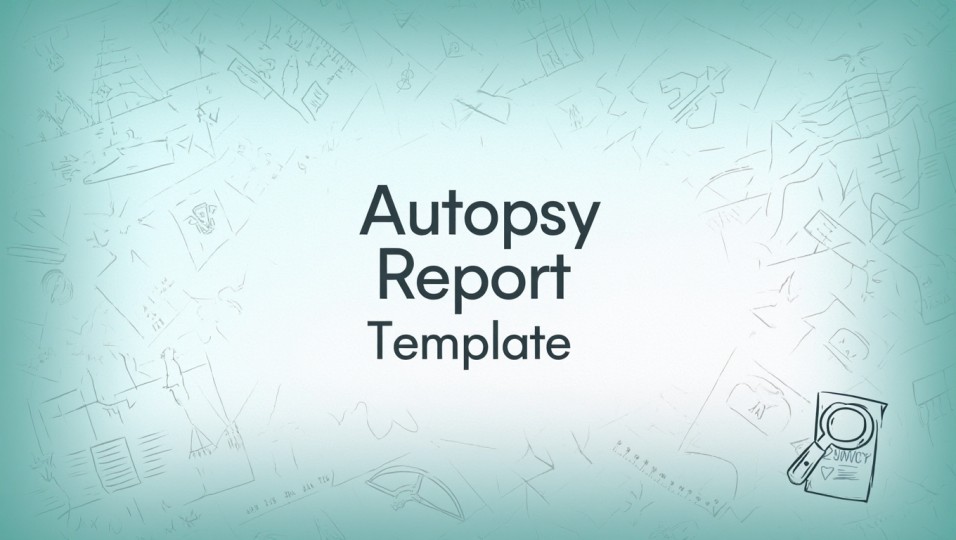 Autopsy Report Template