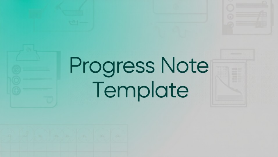 Progress Note Template