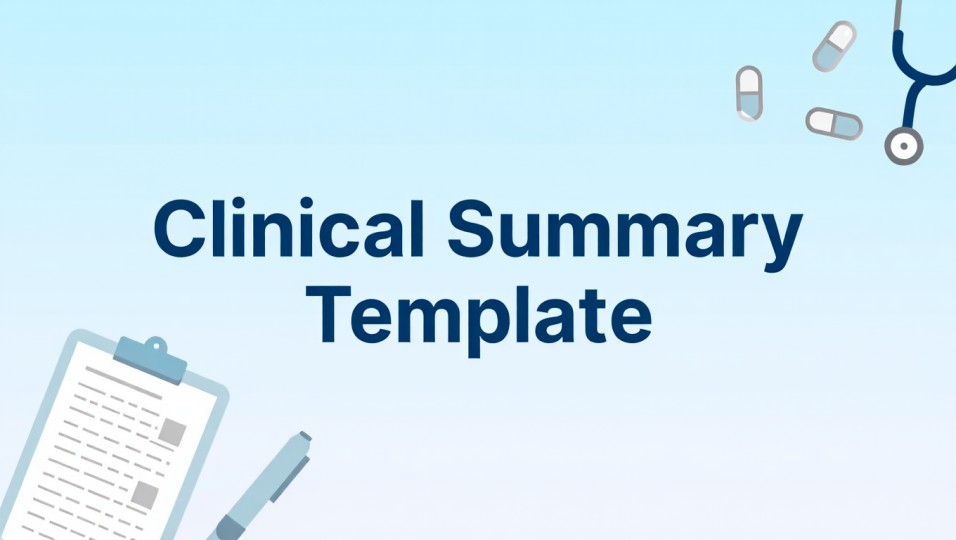 Clinical Summary Template