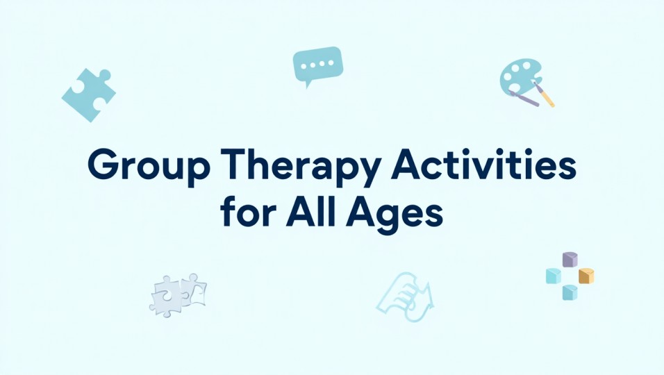 Group Therapy Activities for All Ages