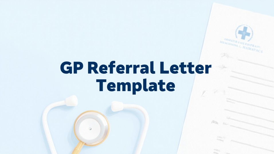 GP Referral Letter Template
