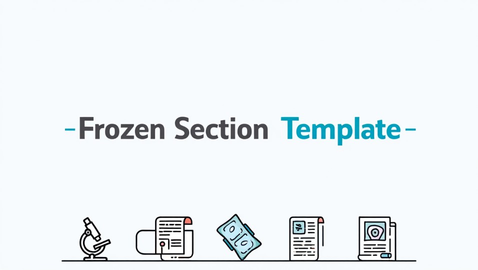 Frozen Section Template