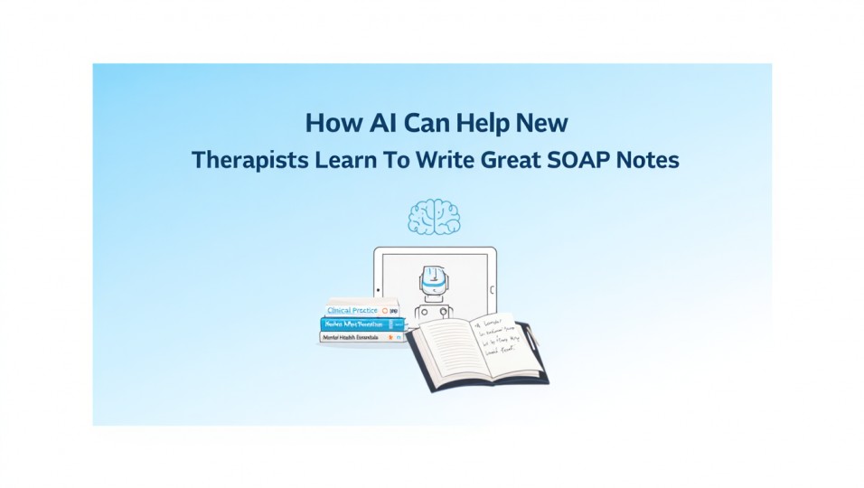 How AI Can Help New Therapists Learn To Write Great SOAP Notes