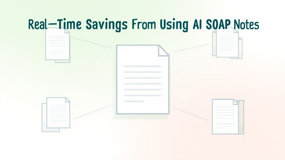 Real-Time Savings From Using AI SOAP Notes
