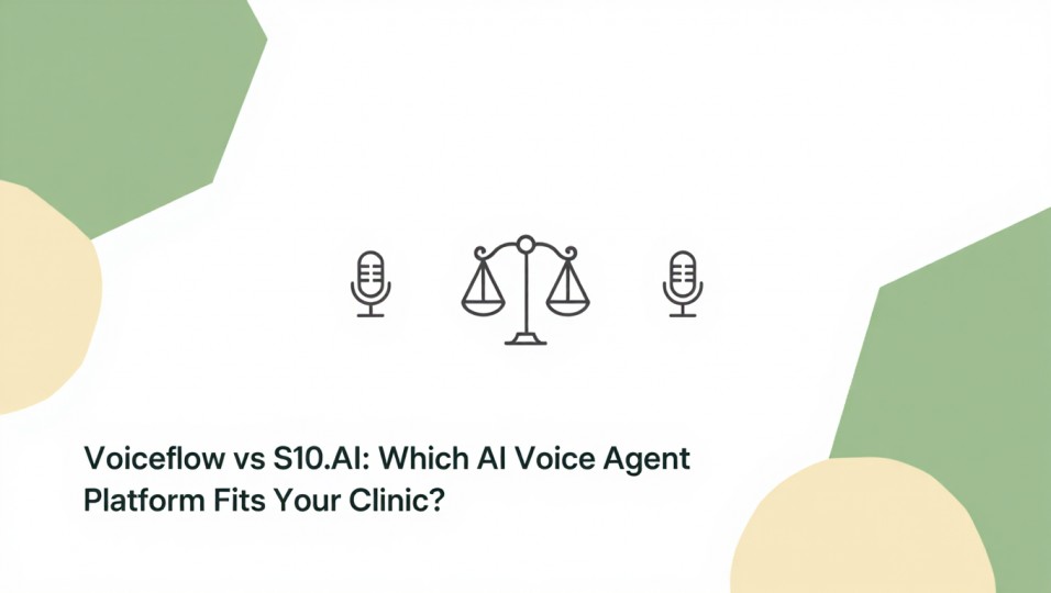 Voiceflow vs S10.AI: Which AI Voice Agent Platform Fits Your Clinic?