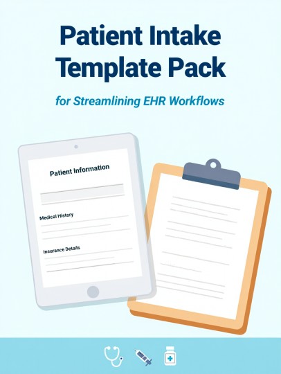 Patient Intake Template Pack for Streamlining EHR Workflows